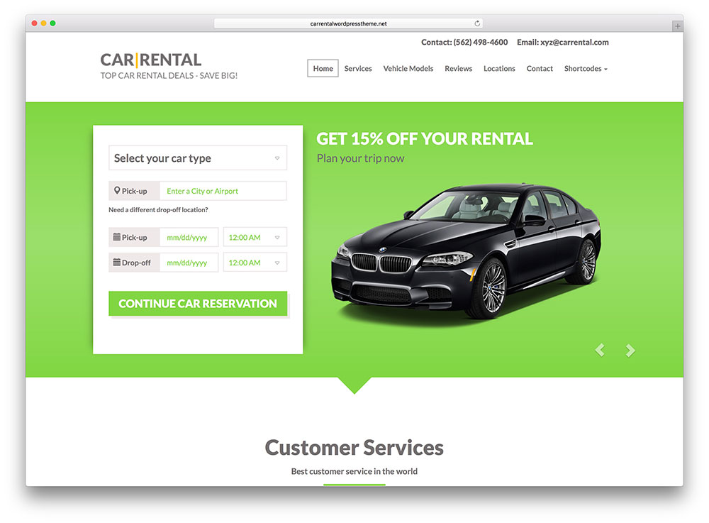 Car Rental - Website Development & Digital Marketing Company in Dubai